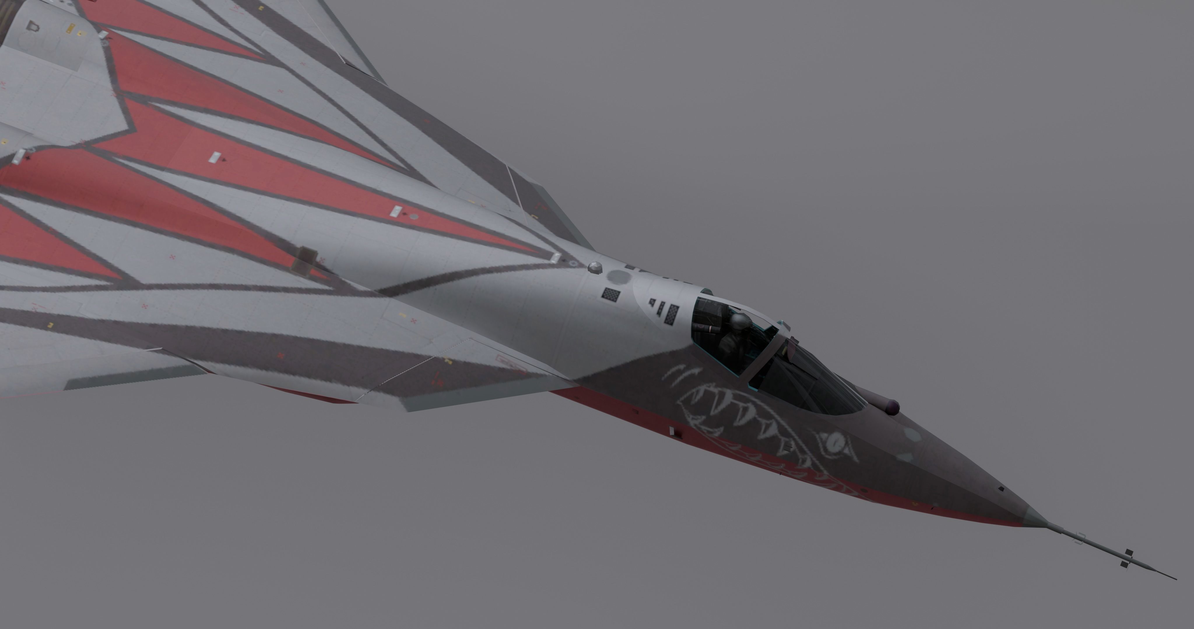 3D model PAC Fighter Jet - Blender VR / AR / low-poly | CGTrader