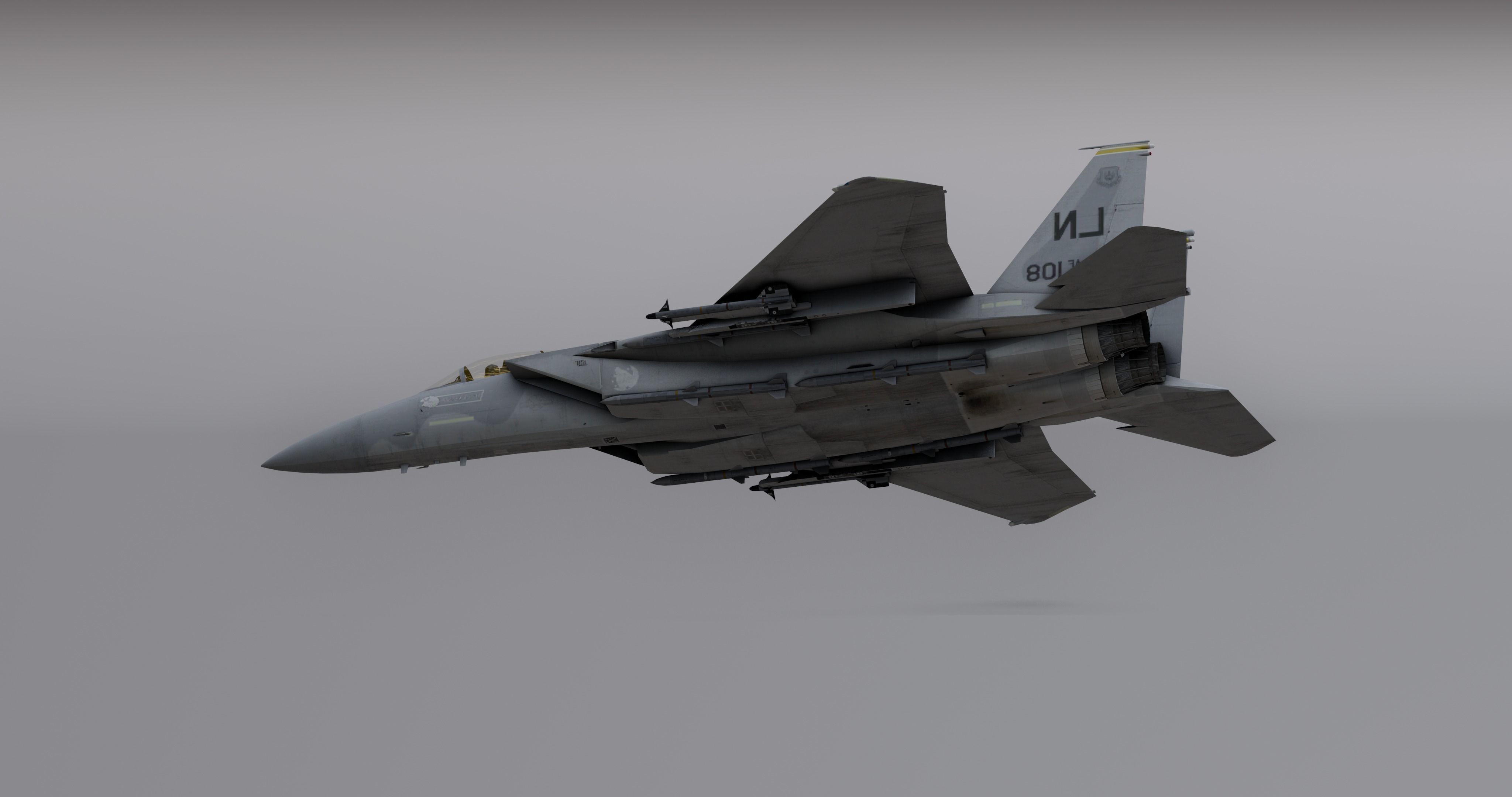 3D model F 15 C- Fighter Jet VR / AR / low-poly | CGTrader