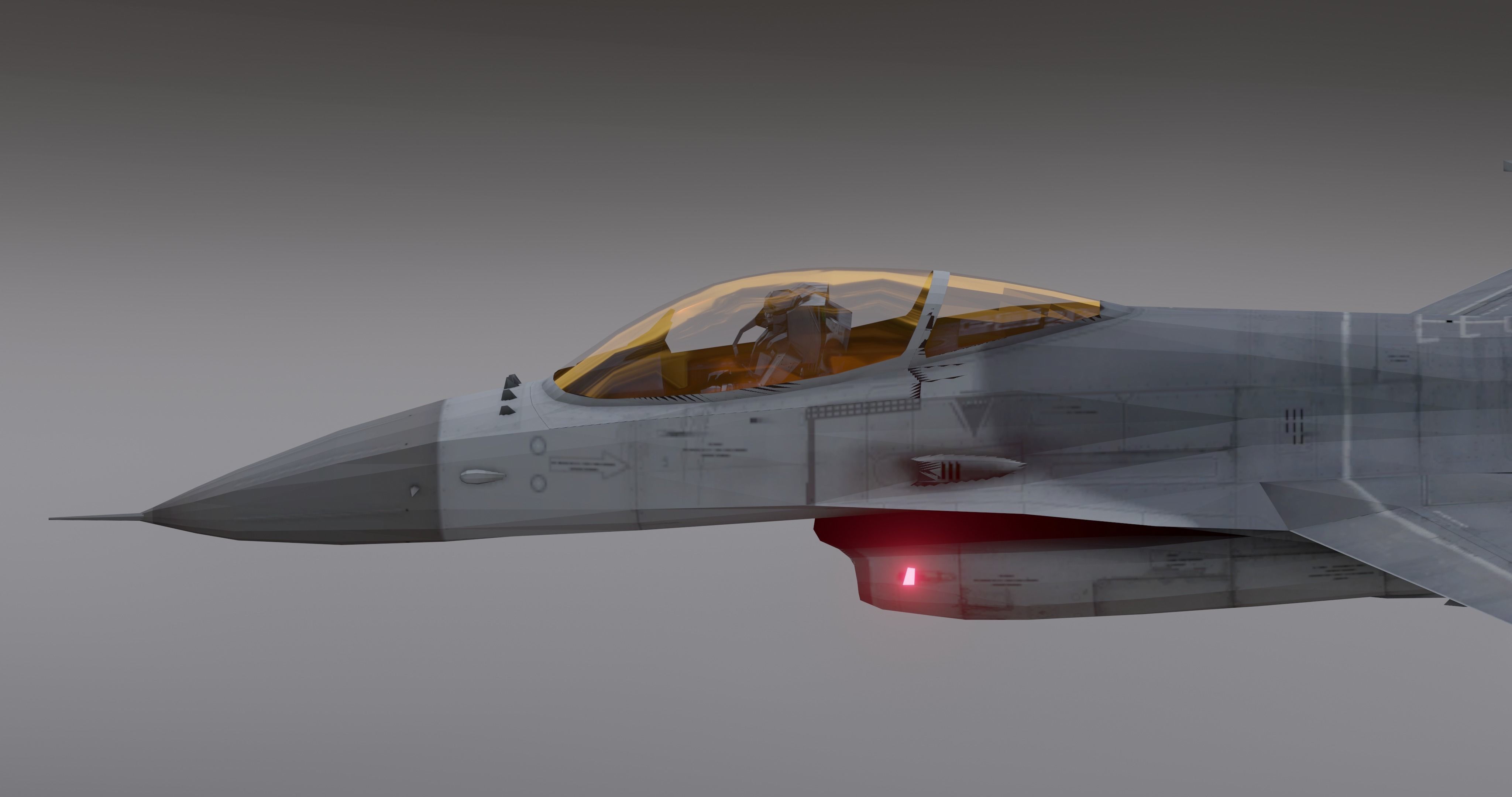 3D model F16 - Falcon Fighter Jet VR / AR / low-poly | CGTrader