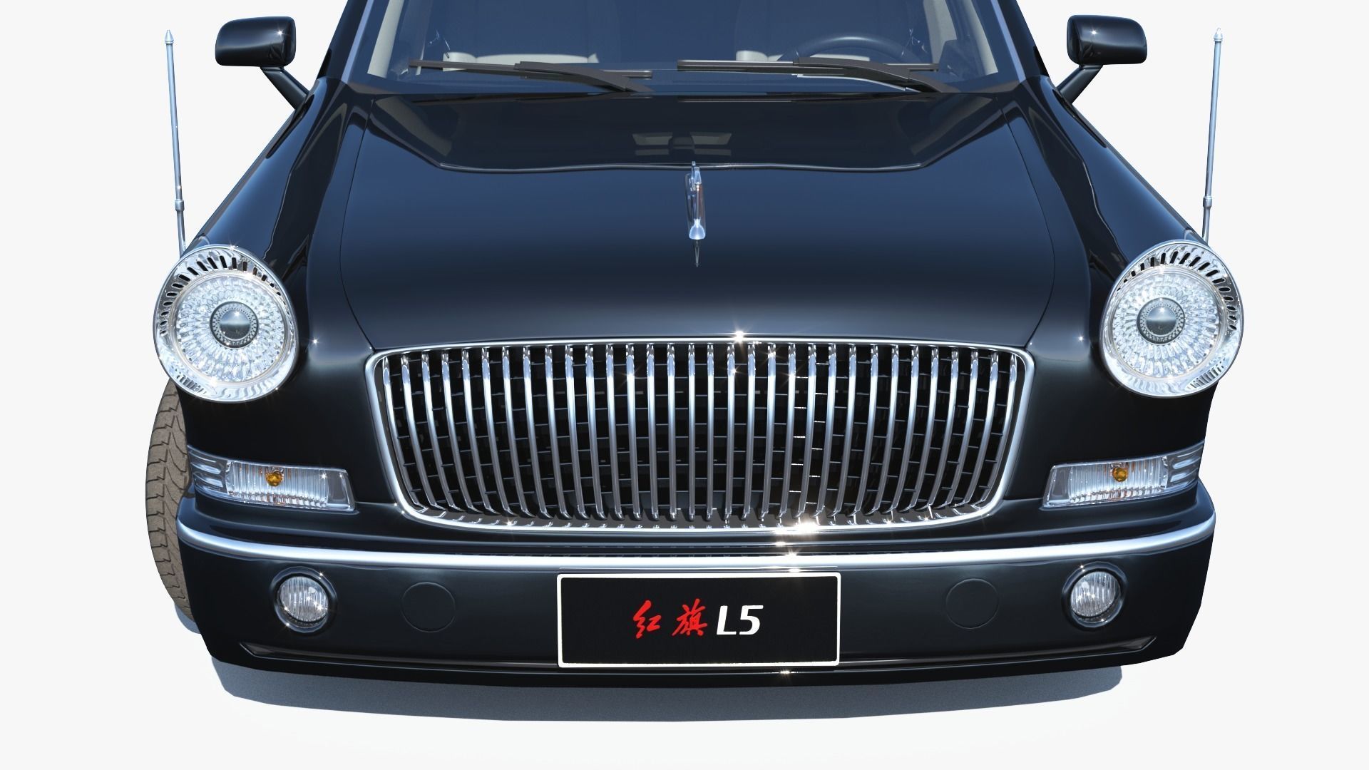 3D model FAW Hongqi L5 2014 with interior VR / AR / low-poly | CGTrader