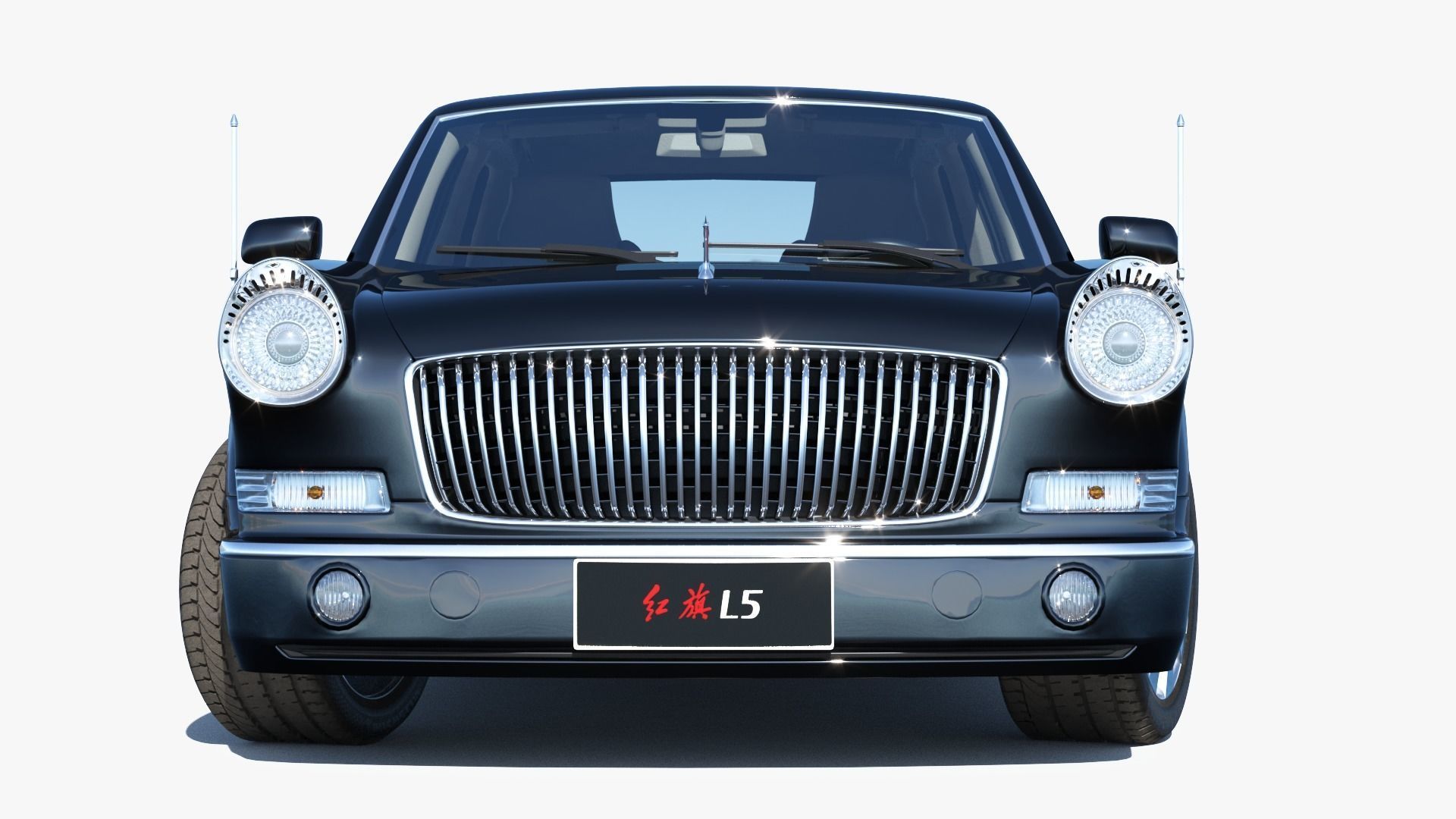 3D model FAW Hongqi L5 2014 with interior VR / AR / low-poly | CGTrader