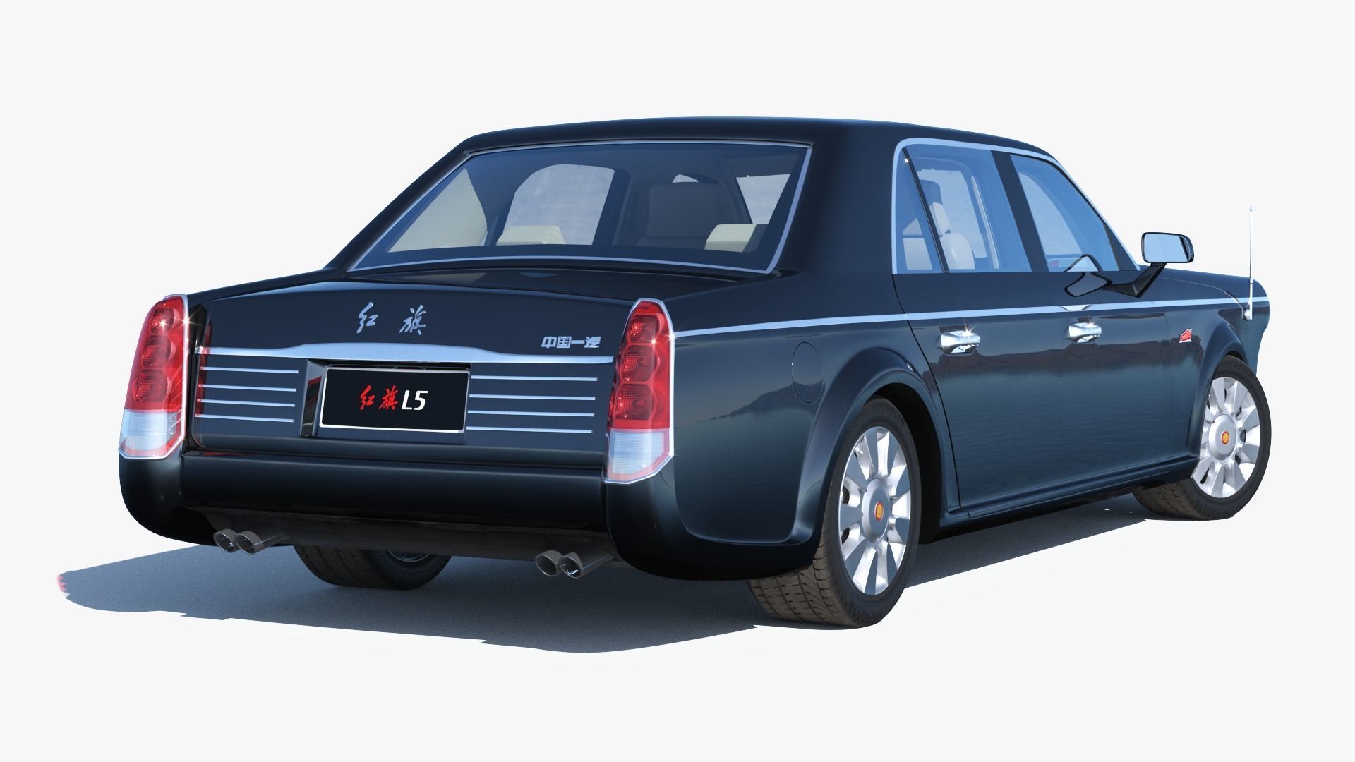 3D model FAW Hongqi L5 2014 with interior VR / AR / low-poly | CGTrader