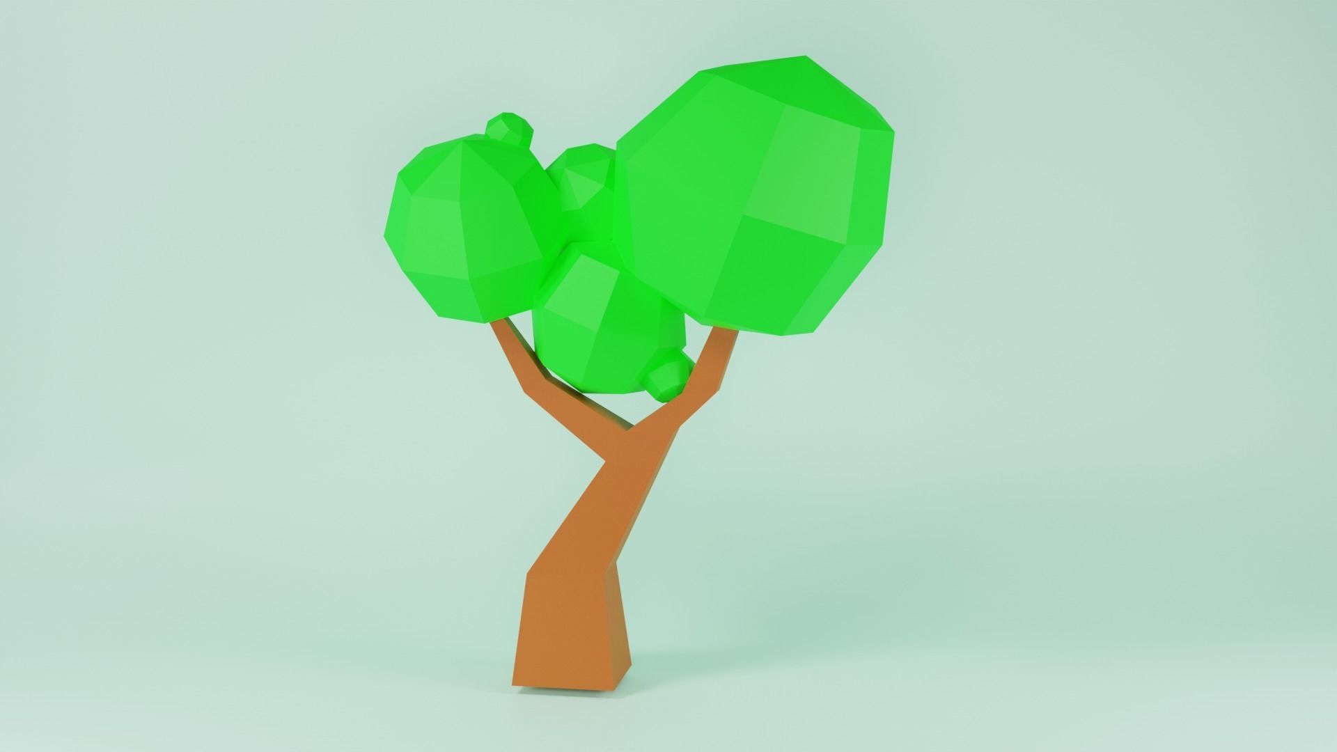 Low Poly Tree 3D Model - Game Ready free VR / AR / low-poly 3D model ...
