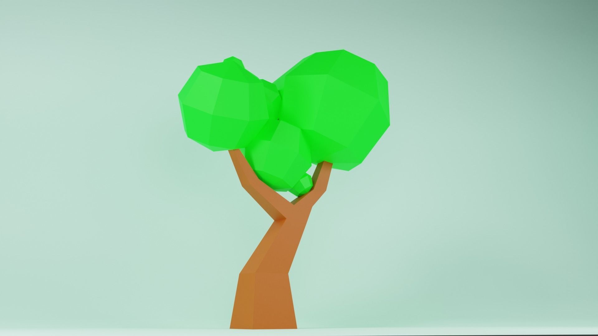 Low Poly Tree 3D Model - Game Ready free VR / AR / low-poly 3D model ...
