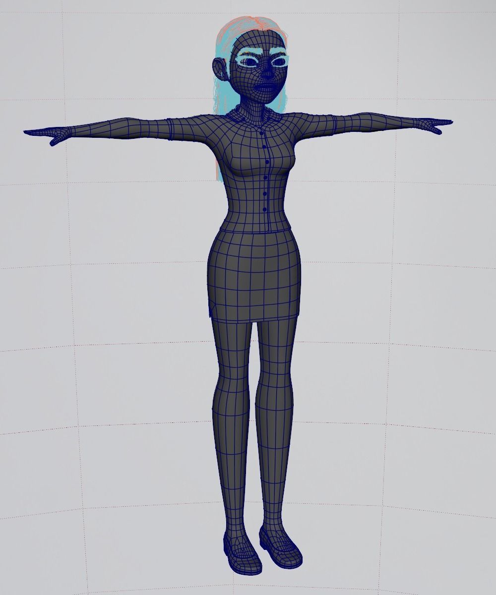 Maria 3D model | CGTrader