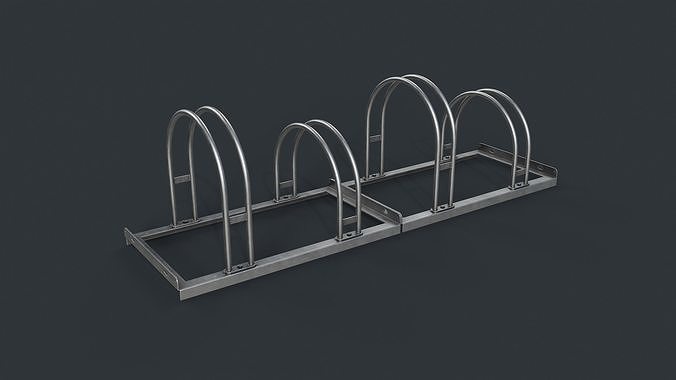 3D model Bike Rack 3 PBR Game Ready VR / AR / low-poly | CGTrader