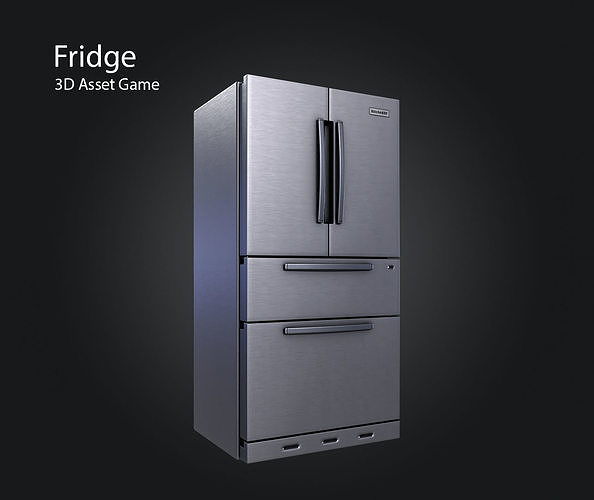 3D model Fridge VR / AR / low-poly | CGTrader