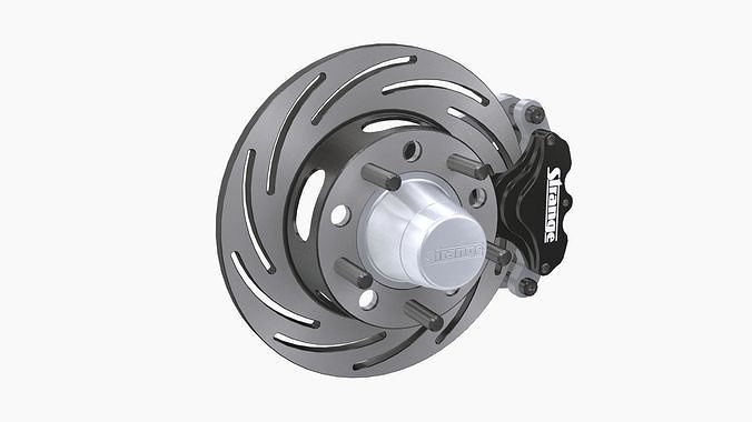3D model Strange Spindle Front Brake Disc VR / AR / low-poly | CGTrader