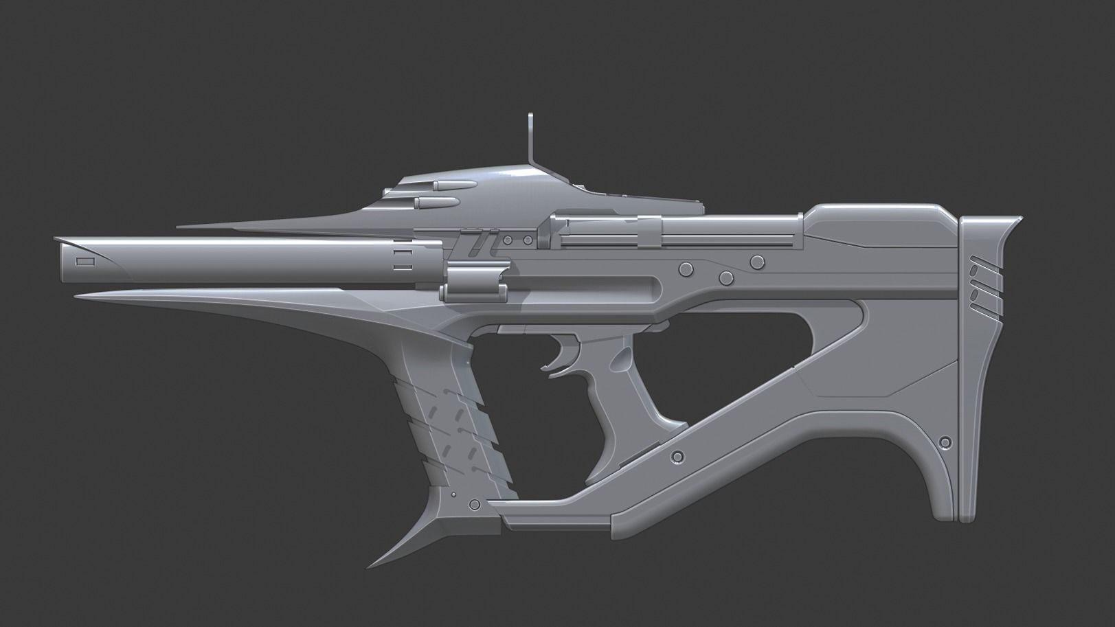 Necrosis THE RECLUSE Destiny 2 gun 3D model 3D printable | CGTrader
