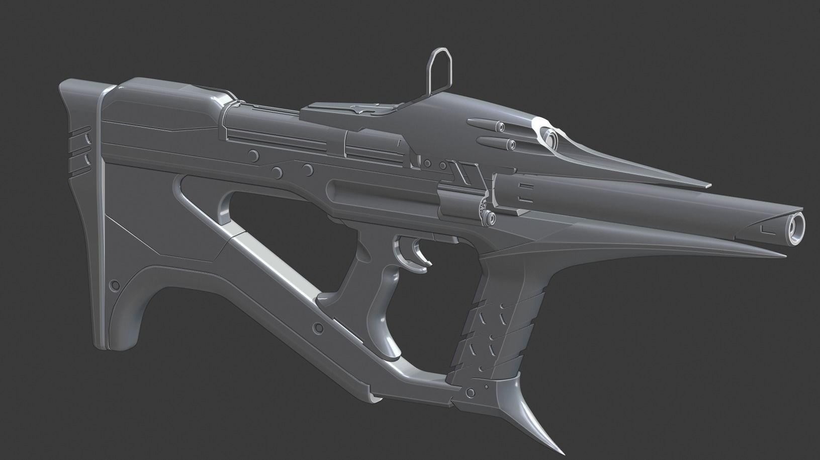 Necrosis THE RECLUSE Destiny 2 gun 3D model 3D printable | CGTrader