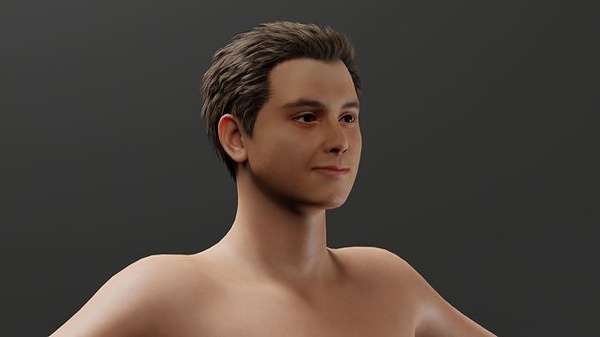Realistic Male Character - Shawn 3D model rigged | CGTrader