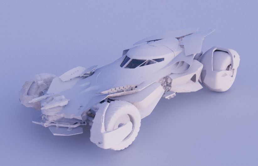 Batmobile 3D Print Model 3D model 3D printable | CGTrader