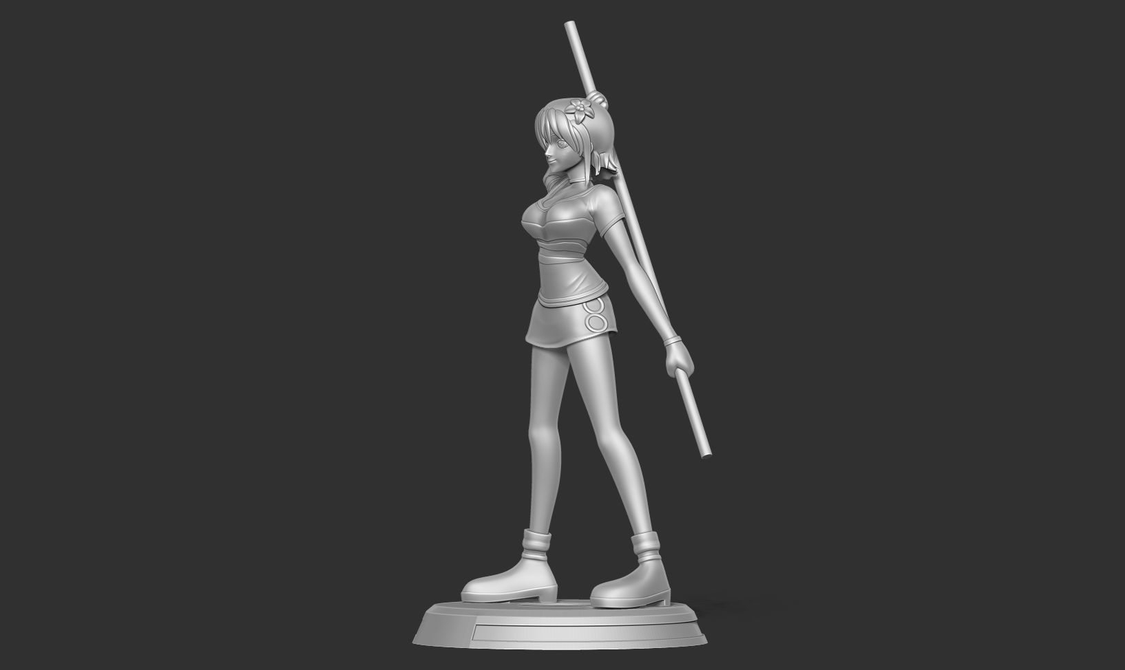 Nami - One Piece Fanart free 3D model 3D printable | CGTrader