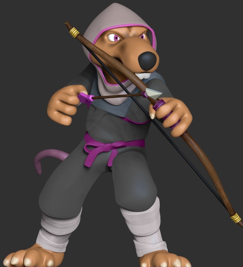 Splinter - Teenage Mutant Ninja Turtles 3D model 3D printable | CGTrader