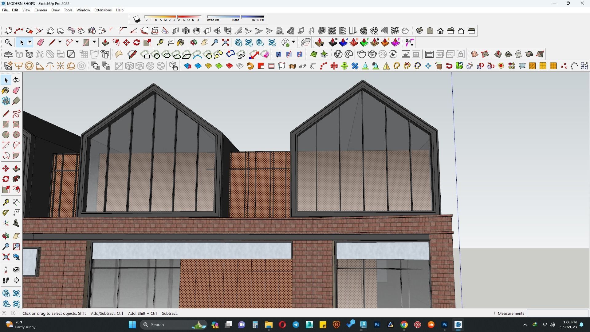 Modern Shops 3d model 3D model | CGTrader