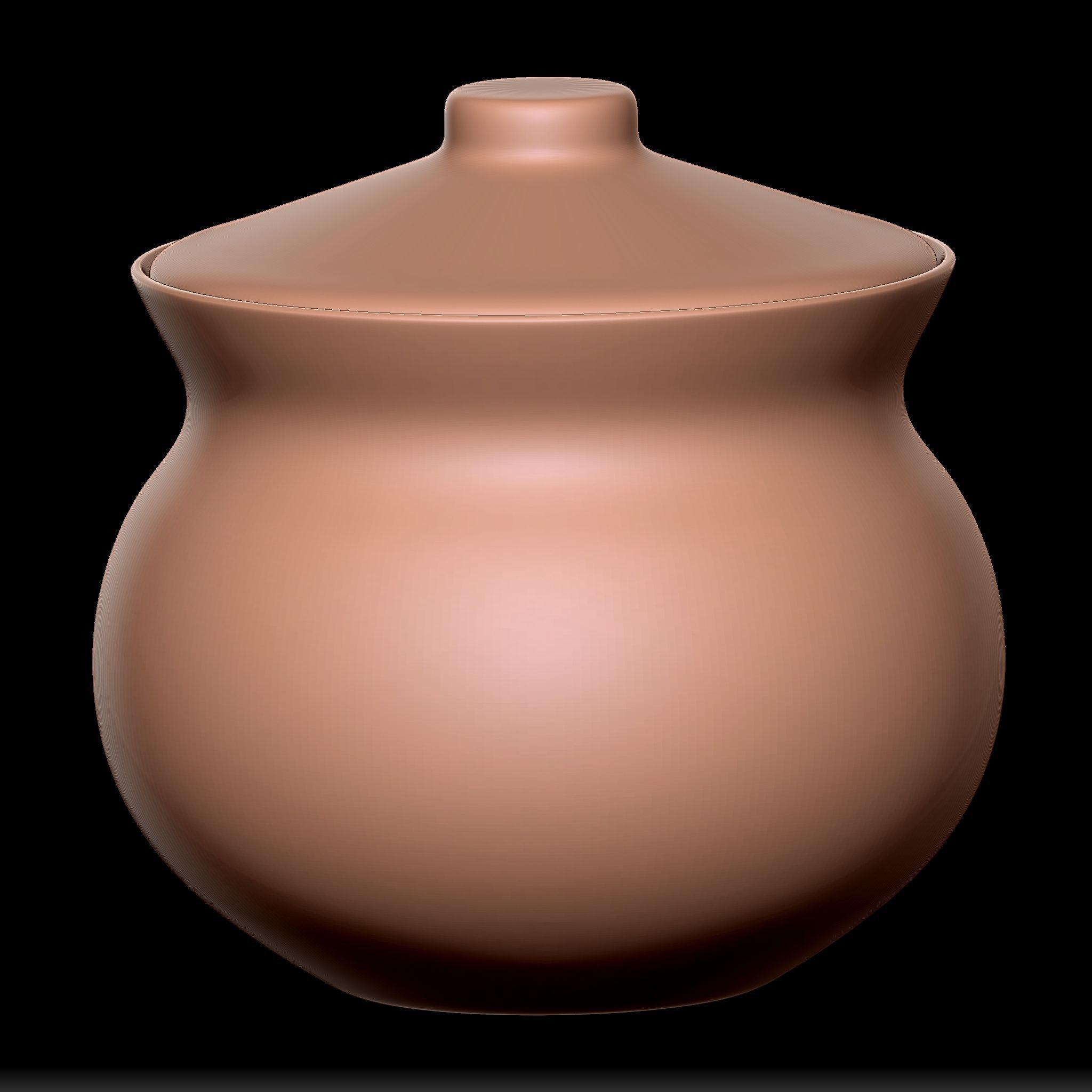 3D model 65 Clay Pot Base Mesh VR / AR / low-poly | CGTrader