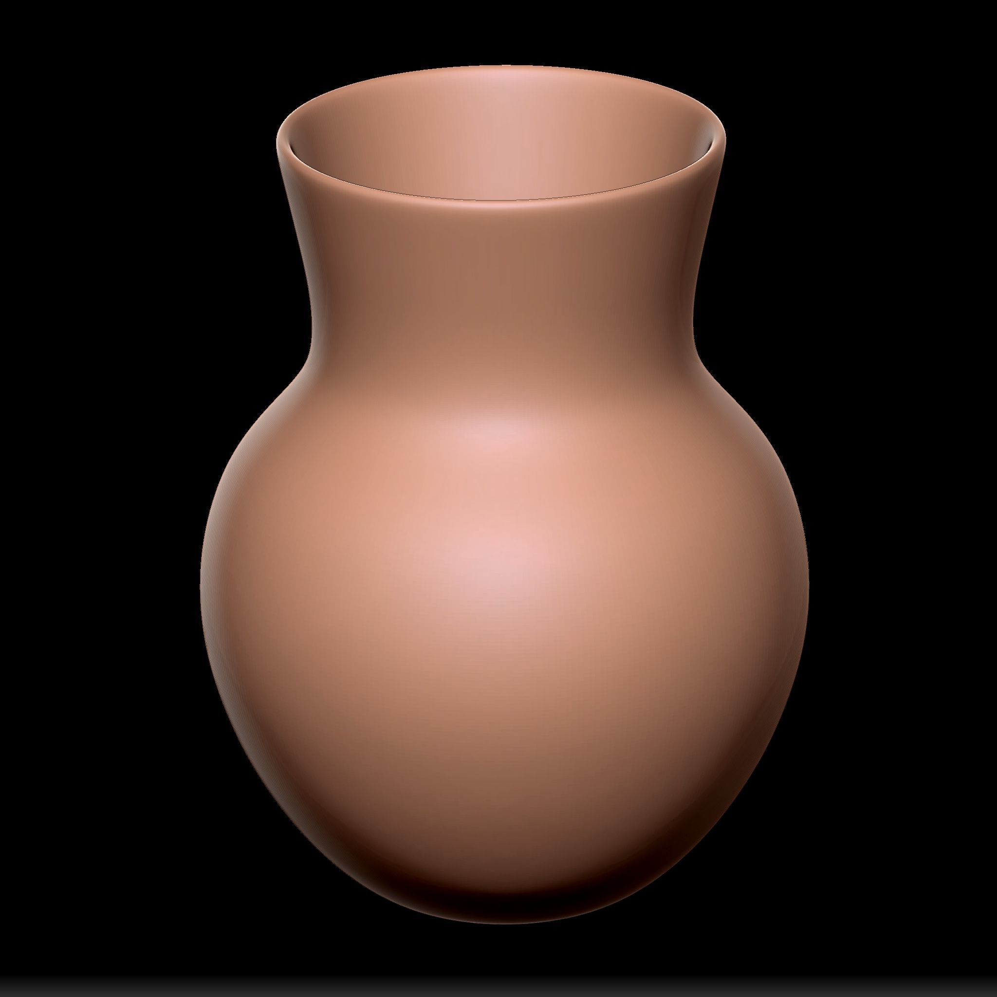 3D model 65 Clay Pot Base Mesh VR / AR / low-poly | CGTrader
