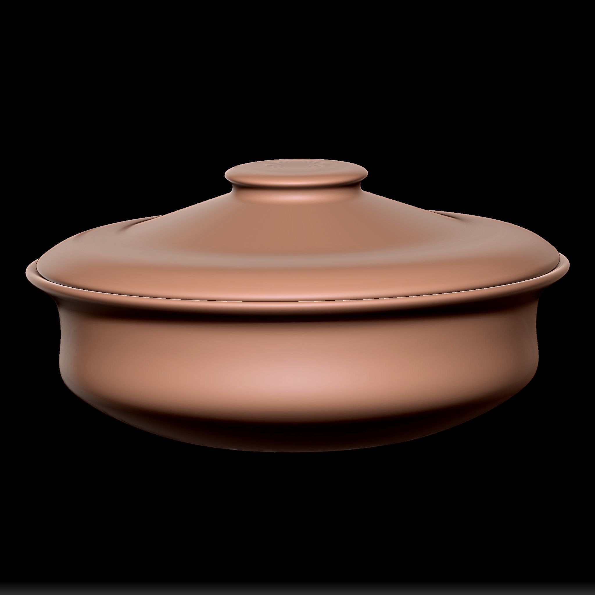 3D model 65 Clay Pot Base Mesh VR / AR / low-poly | CGTrader