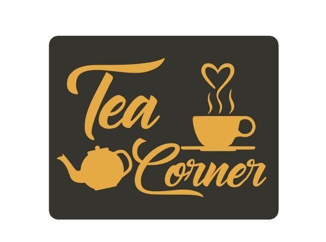 Coffee and Tea Corner Decor 3D model 3D printable | CGTrader