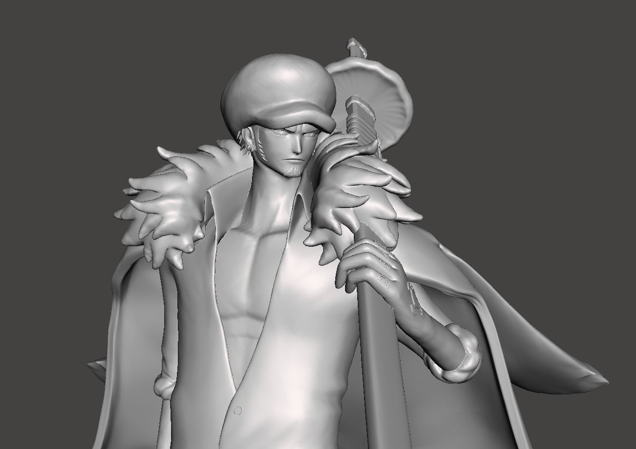 Trafalgar D Law 3D Model 3D model 3D printable | CGTrader