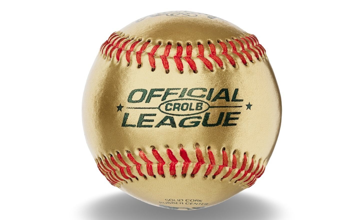 3D model Rawlings Official League CROLB Gold Baseball Ball VR / AR ...