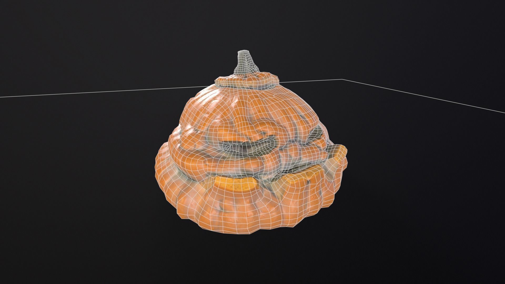 3D model Halloween Rotten Pumpkin VR / AR / low-poly | CGTrader