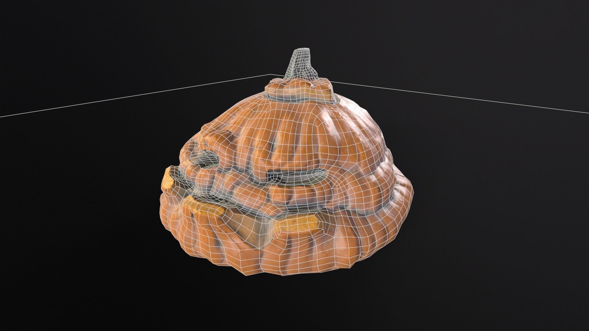 3D model Halloween Rotten Pumpkin VR / AR / low-poly | CGTrader