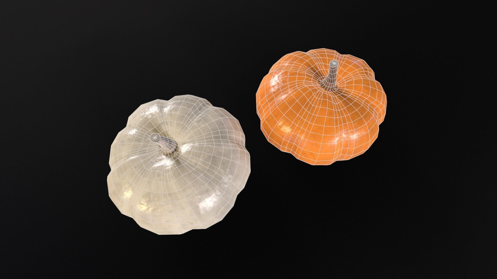 3D model Baby Boo Pumpkins VR / AR / low-poly | CGTrader