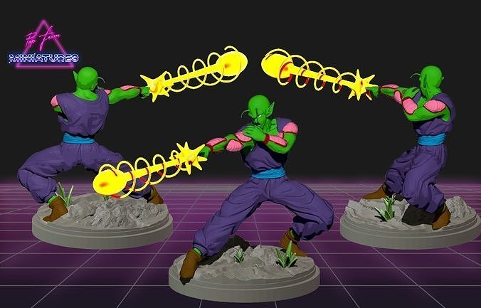 Piccolo miniature from Dragon Ball Z 3D model 3D printable | CGTrader