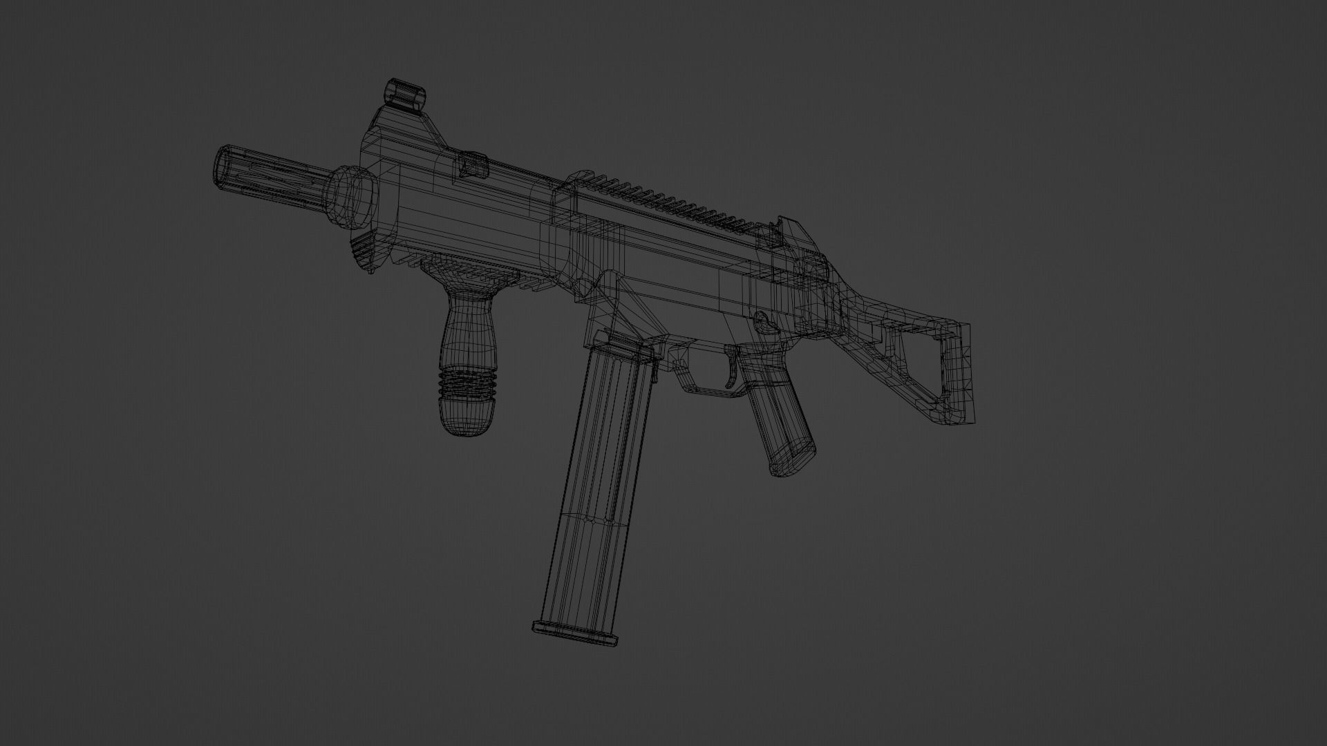 3D model UMP-45 SMG Model VR / AR / low-poly | CGTrader