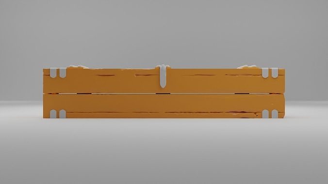 Wooden chest 3D model 3D printable | CGTrader