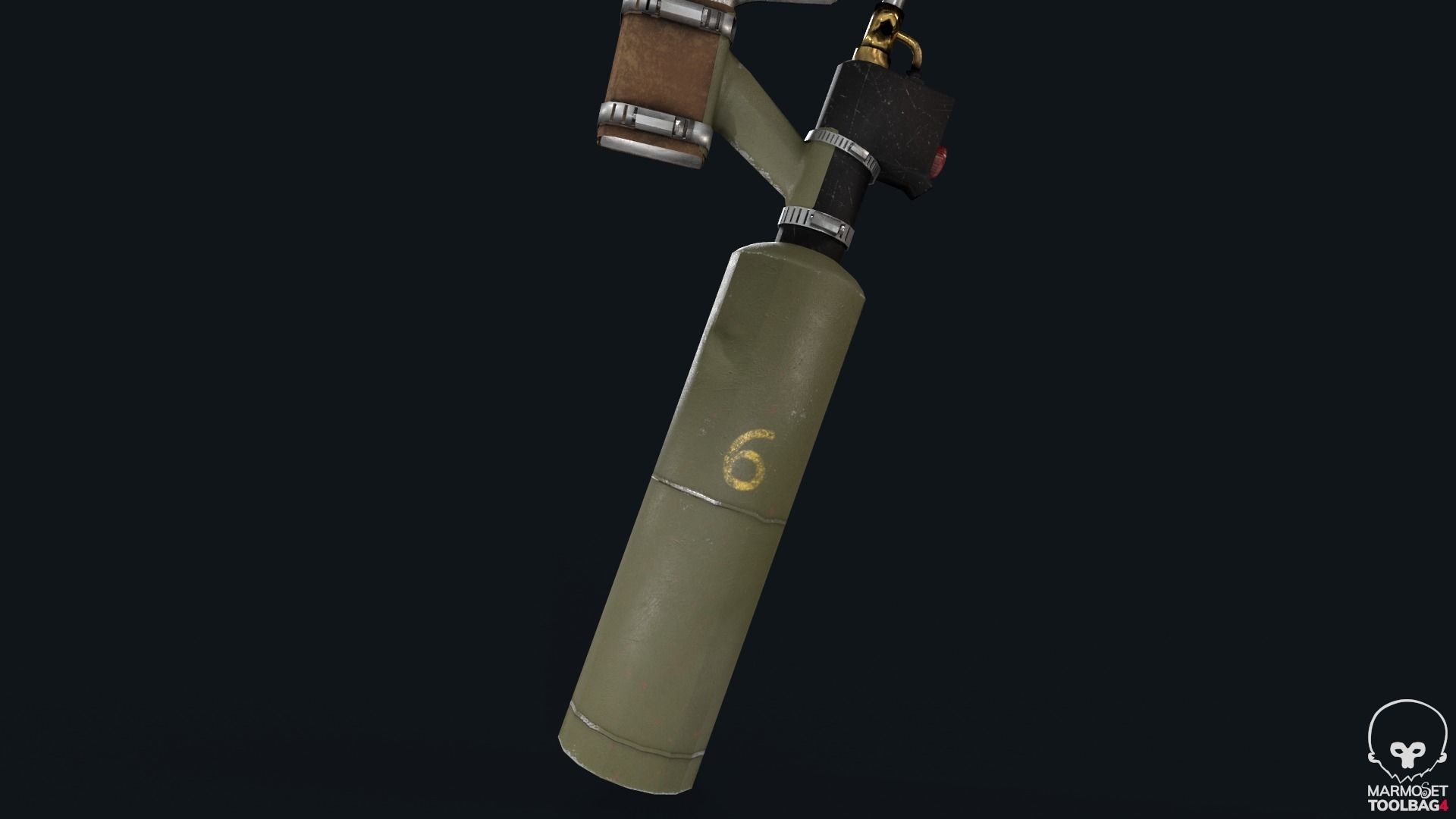 3D model M2 Flamethrower VR / AR / low-poly | CGTrader