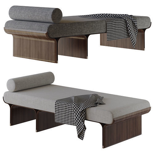 stami daybed by gallotti radice 3D model rigged | CGTrader