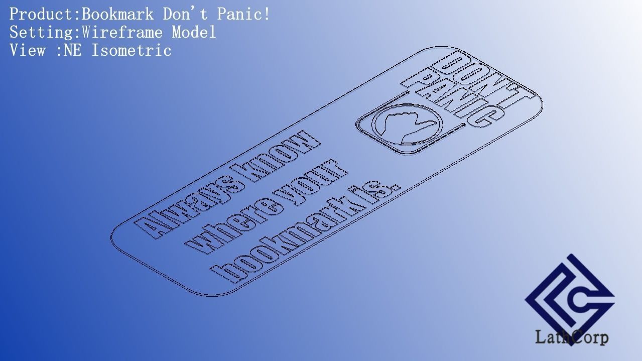 Bookmark 3-pack 3D model 3D printable | CGTrader