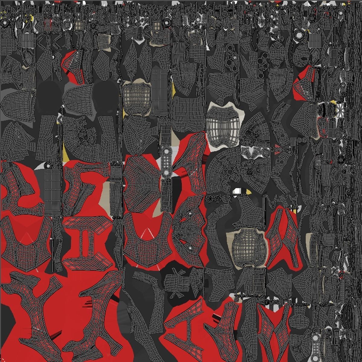 3D model Yamaha R1 2015 Red and black VR / AR / low-poly | CGTrader