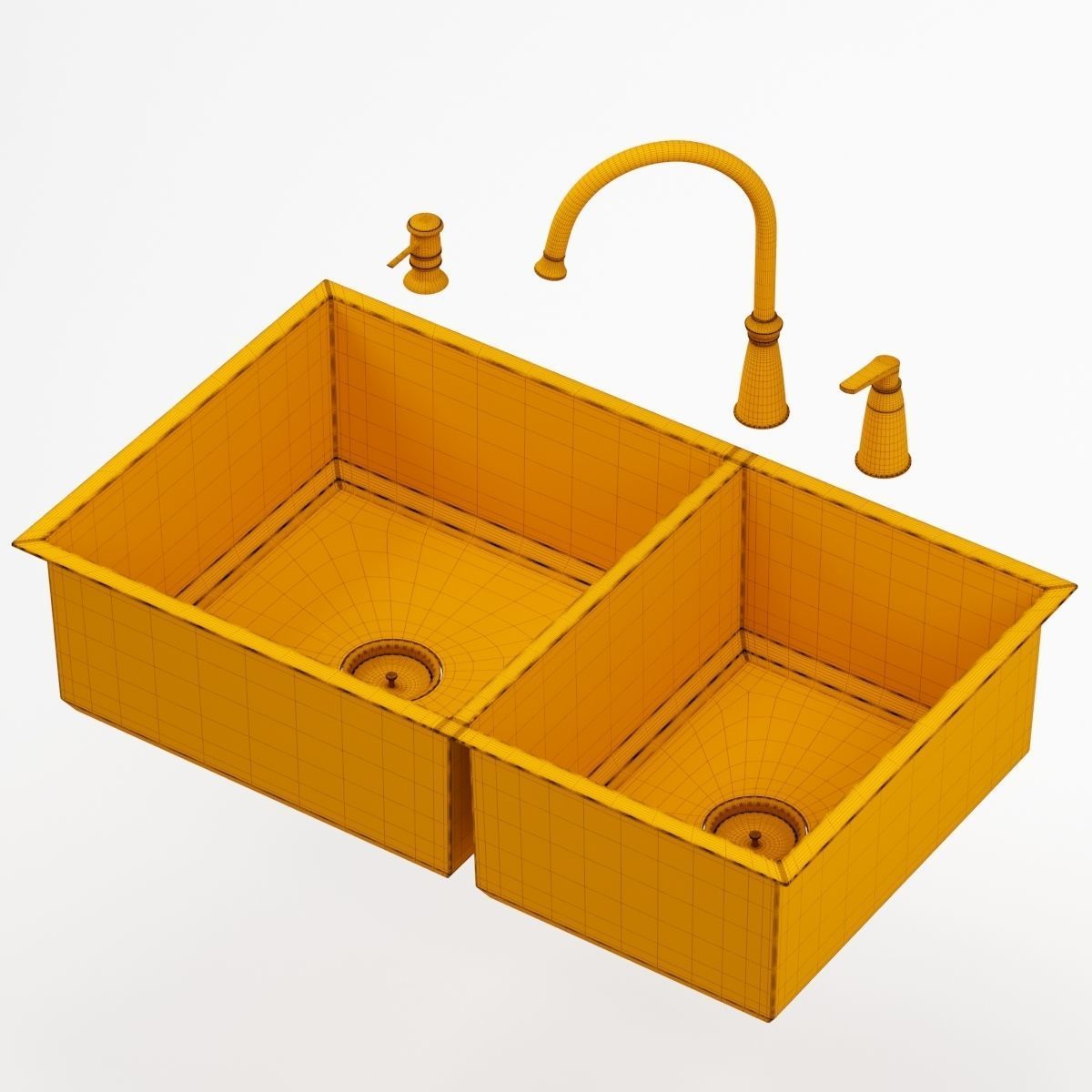 MOEN kitchen sink G16221 3D model | CGTrader