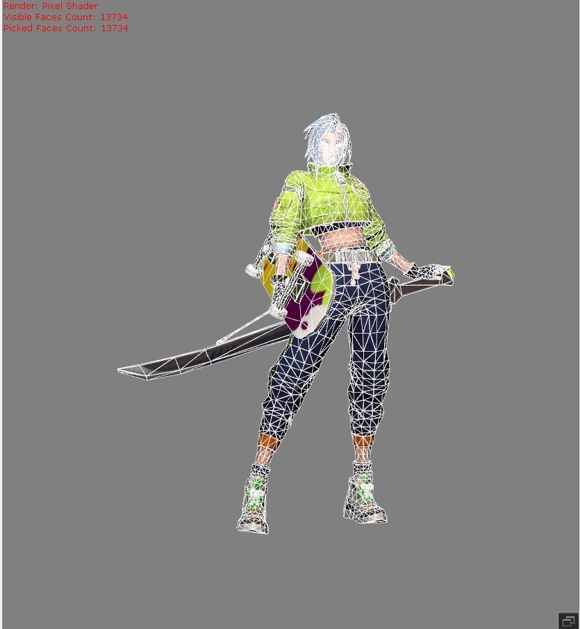 3D model Benedetta Street Blow Skin VR / AR / low-poly | CGTrader