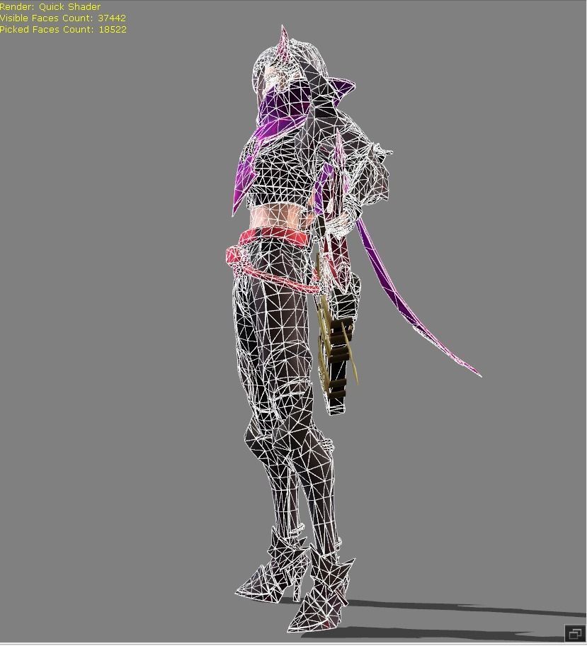 Benedetta Death Oath Skin 3D model animated rigged | CGTrader