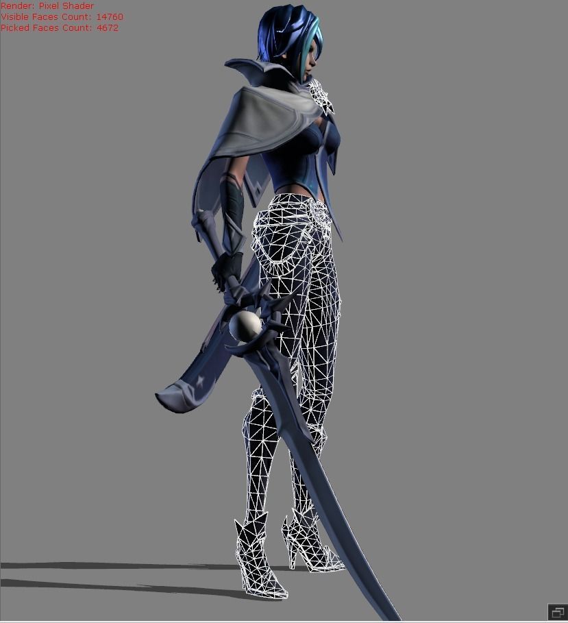 3D model Benedetta Moonblade Skin VR / AR / low-poly | CGTrader