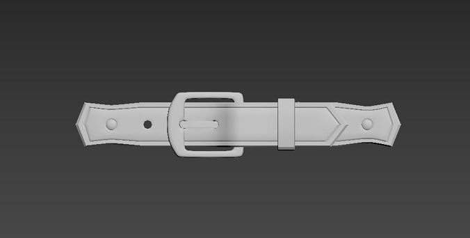 A belt design model free 3D model | CGTrader