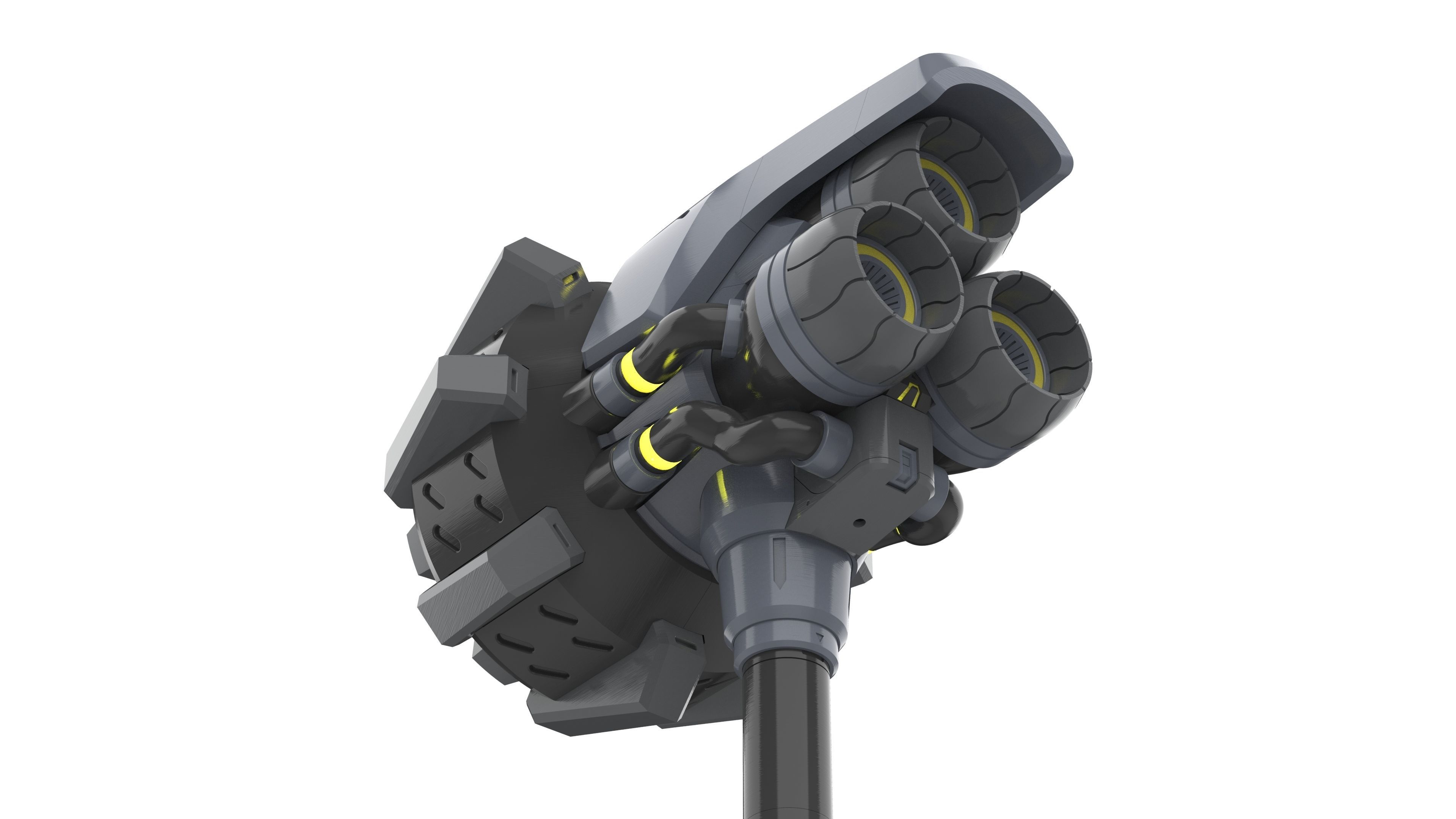 Reinhardt Rocket Hammer - Overwatch - STL - Commercial 3D model 3D ...
