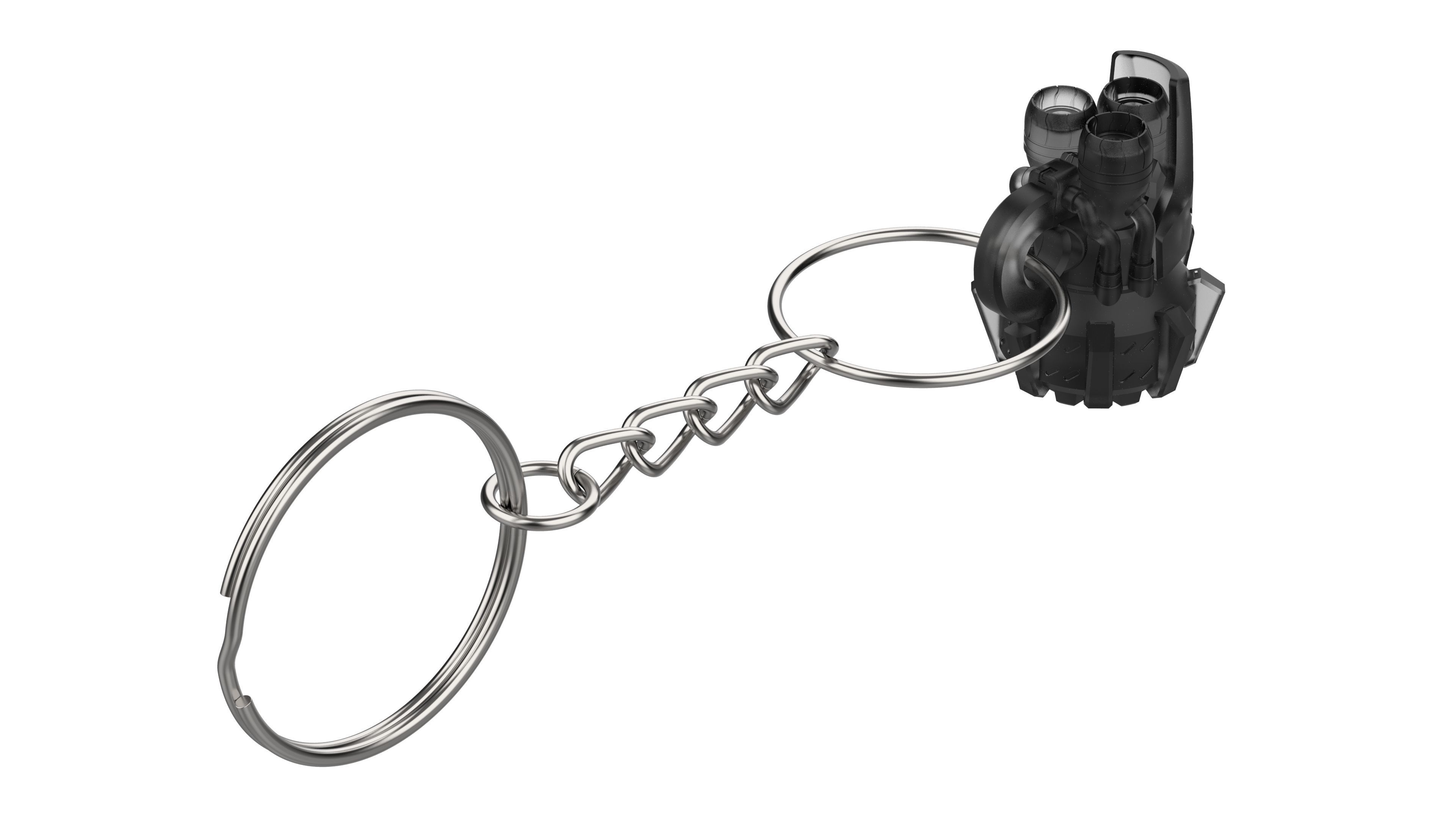 Keychain - Reinhardt Rocket Hammer - Overwatch - Printable - STL 3D ...