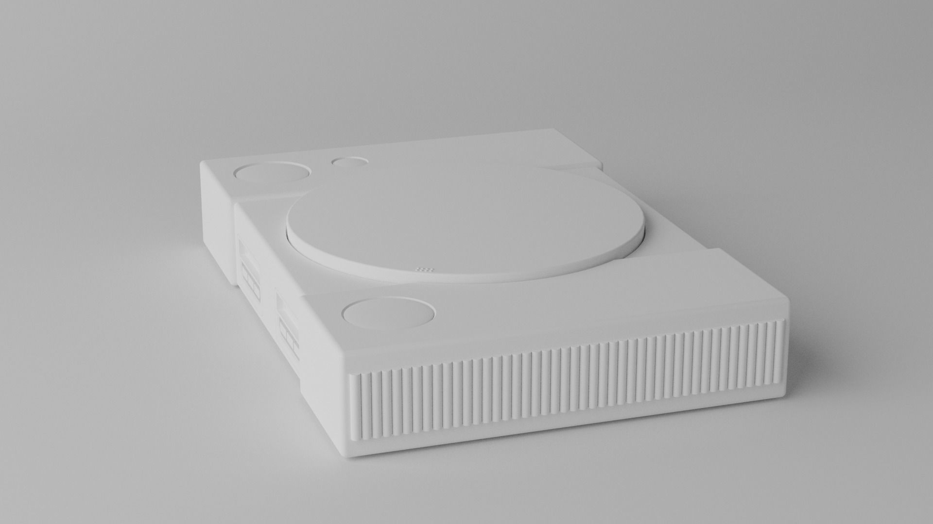 Cartoon Sony Playstation Classic Gaming Console 3D model | CGTrader