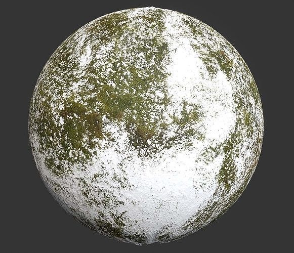 Fresh Snow Moss Pbr 4k Texture Texture | CGTrader