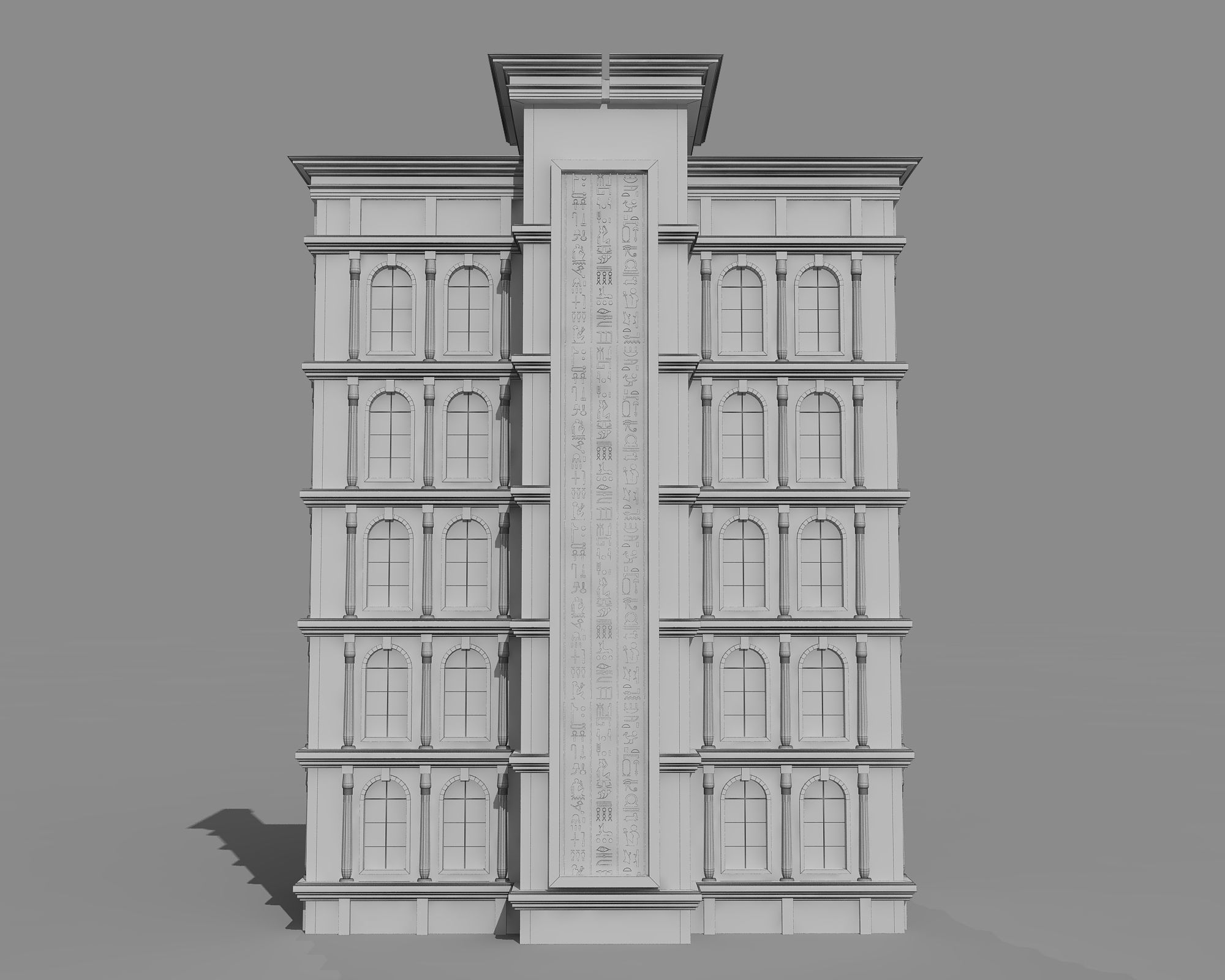 0209 - Building Facade 3D model | CGTrader