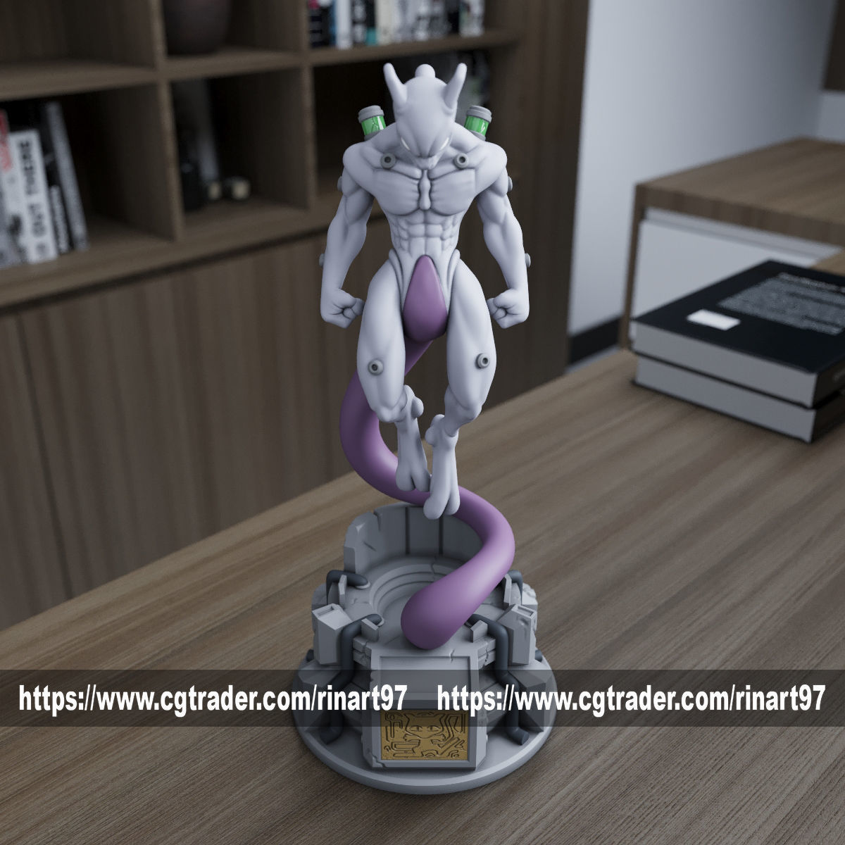 mewtwo awakens in Laboratory Capsule 3D model 3D printable | CGTrader