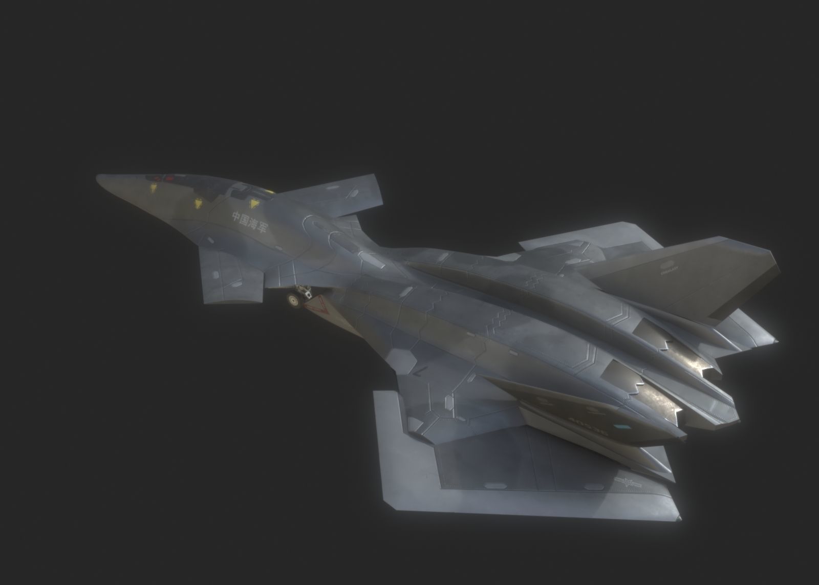 3D model Future PLAAF White Emperor Advanced Air Combat System VR / AR ...