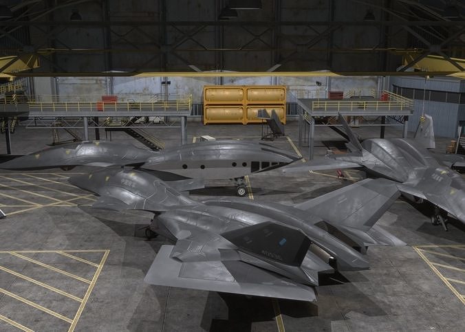 3D model Future PLAAF White Emperor Advanced Air Combat System VR / AR ...