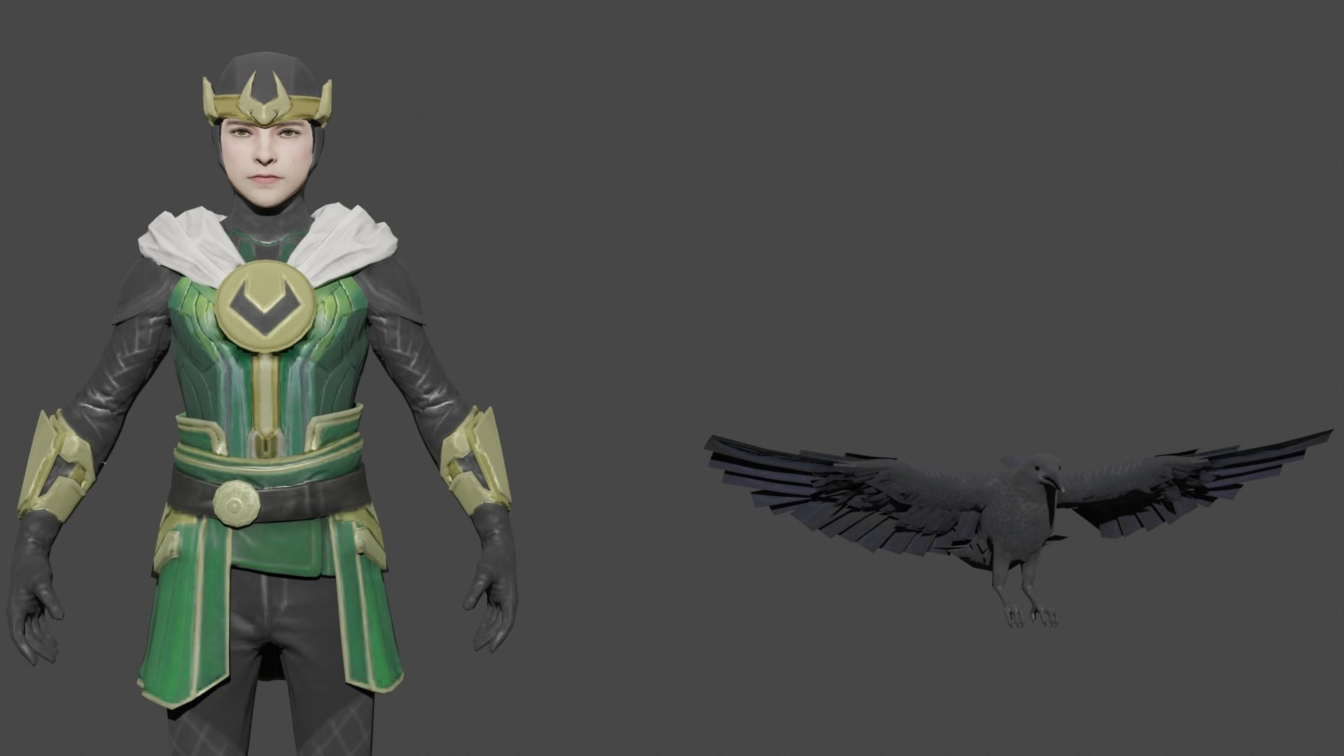 3D model Kid Loki VR / AR / low-poly | CGTrader