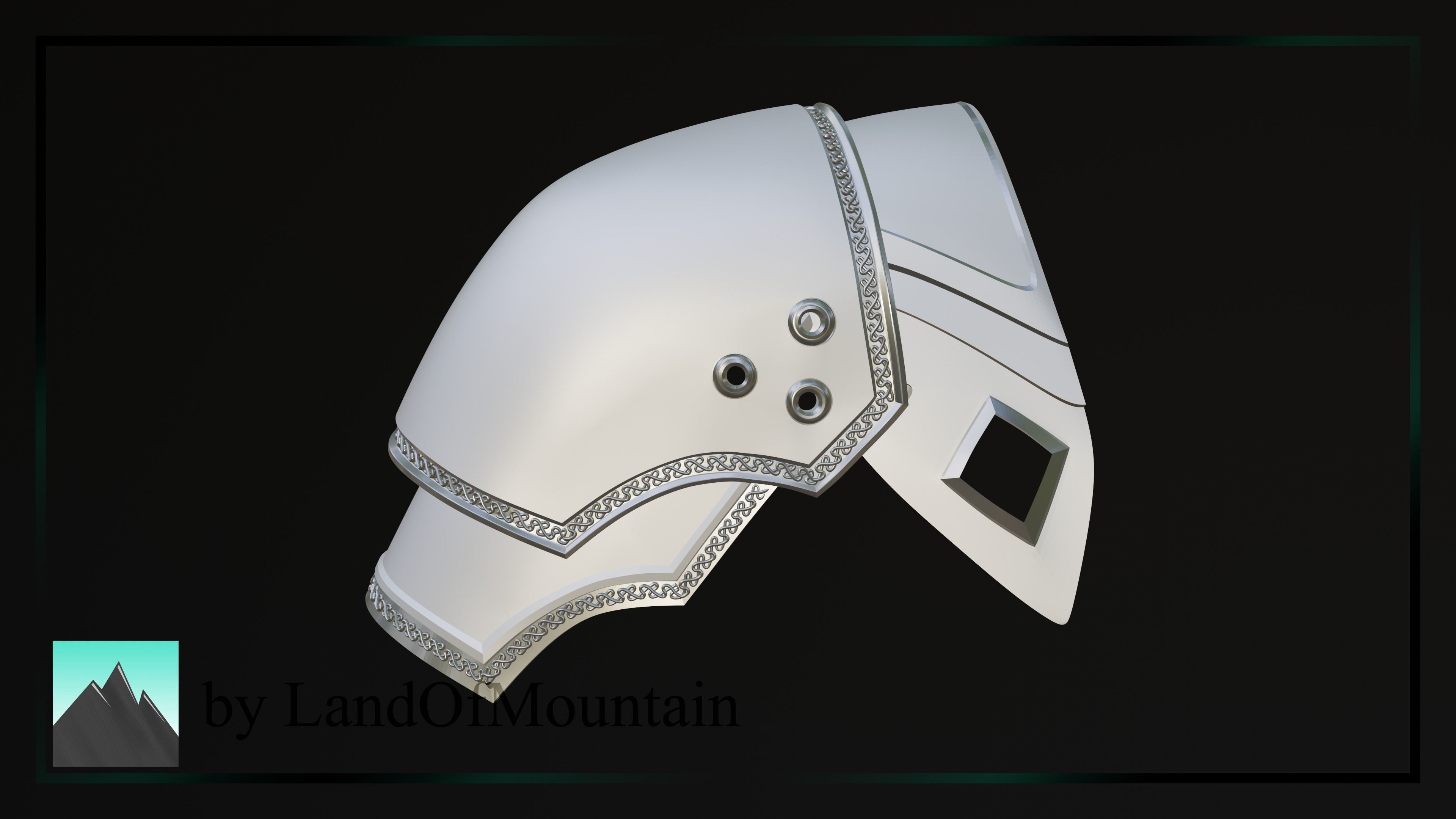 Final Fantasy VII - Sephiroth Pauldrons 3D model 3D printable | CGTrader